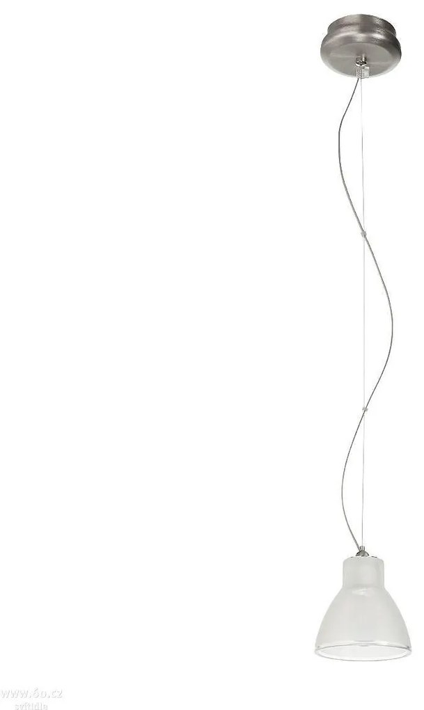 Linealight 4430 Campana_P, závěsné svítidlo ze skla, 1x45W E14, prům. 11cm