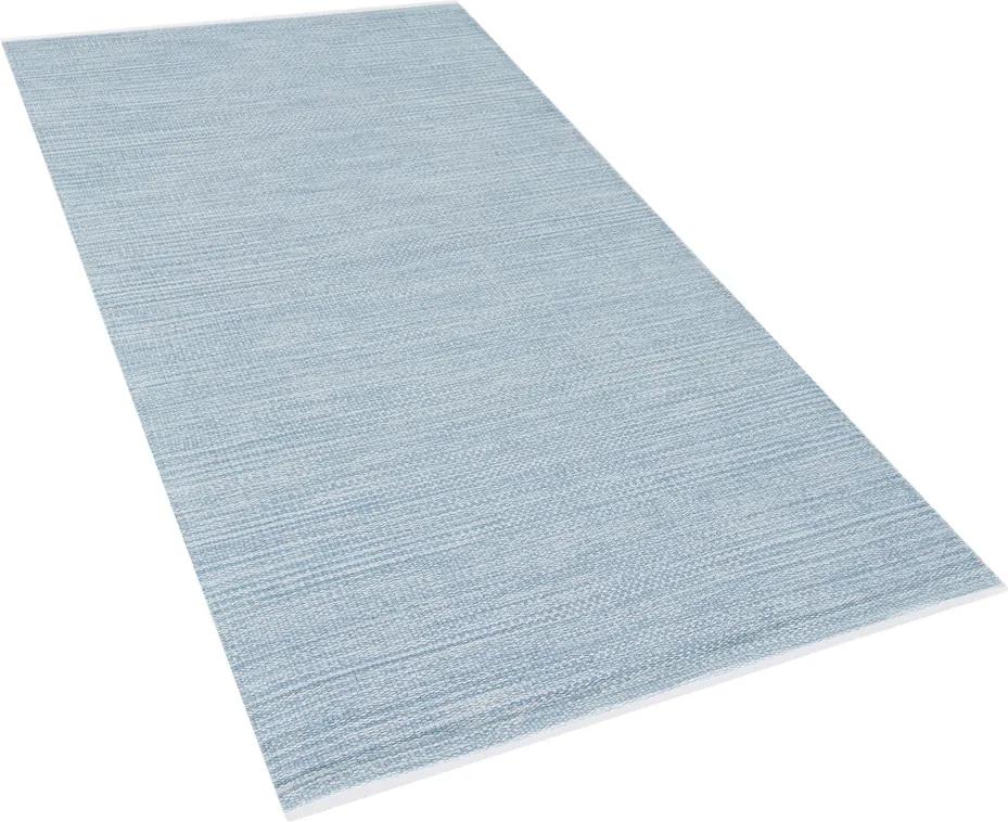 Světle modrý bavlněný koberec 80x150 cm - DERINCE