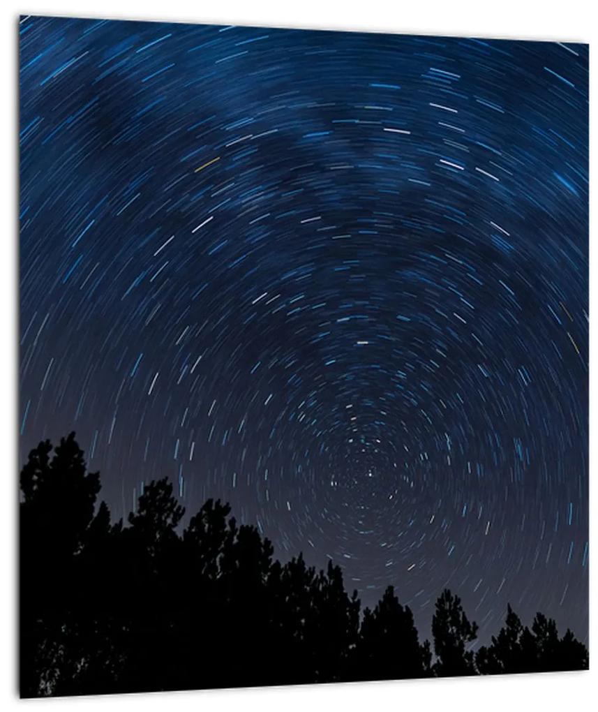 Obraz noční oblohy (30x30 cm)