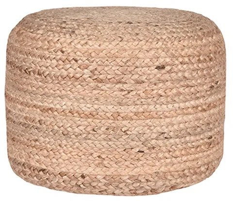 LABEL51 pletený puf JUTE hnědý Color: Natural SH-24.009