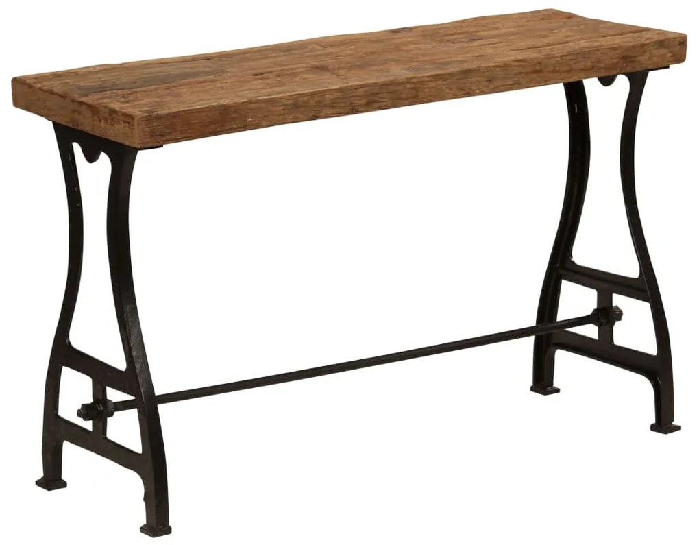 246410 vidaXL Konzolový stolek masivní recyklované dřevo 120 x 40 x 76 cm