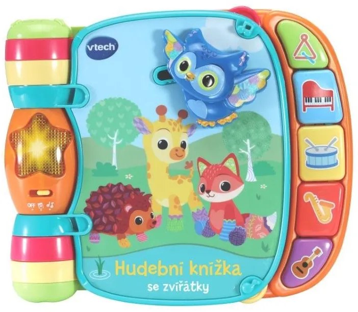 Kniha pro děti vtech hudební knížka se zvířátky cz