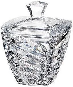 Dóza bohemia crystal dóza s víčkem facet 140mm