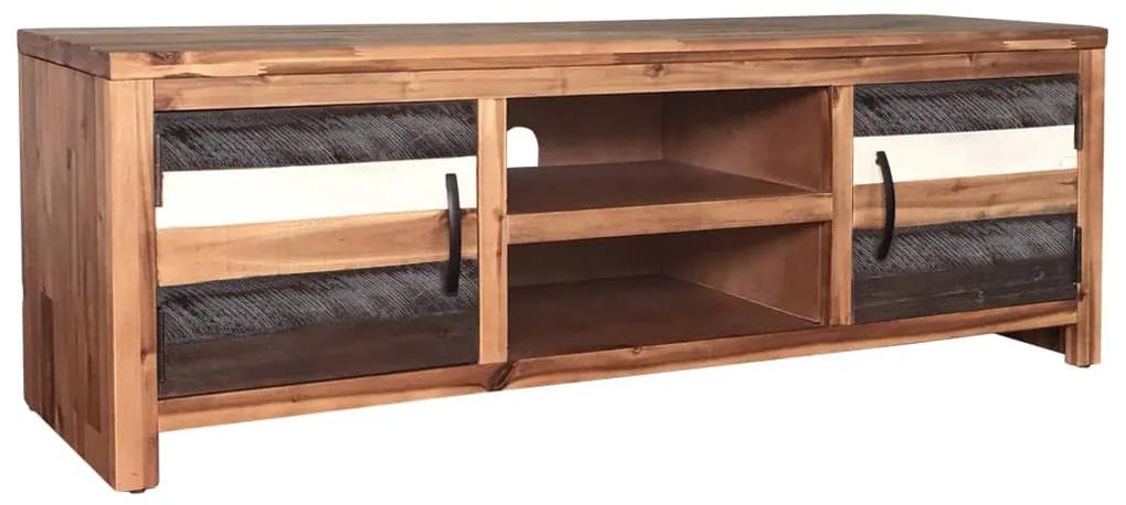 TV stolek z masivního akáciového dřeva | 120x35x40 cm