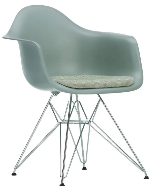 Židle Eames DAR, polstrovaný sedák Vitra