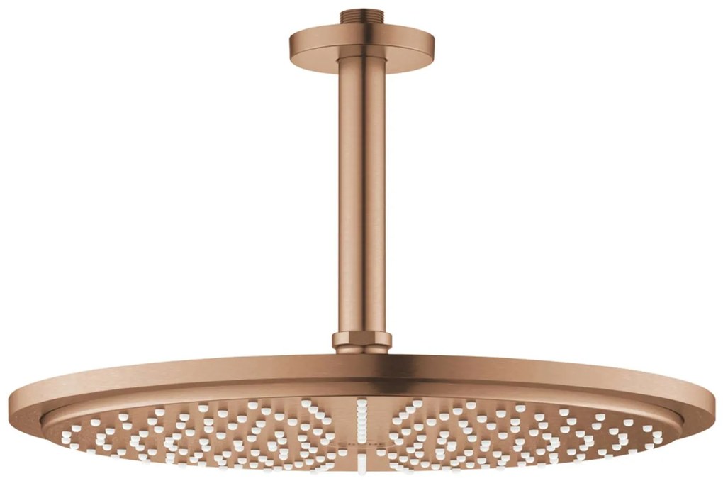 Grohe Rainshower Cosmopolitan - Hlavová sprcha 310, sprchové rameno 14 cm, 1 proud, kartáčovaný Warm Sunset 26067DL0
