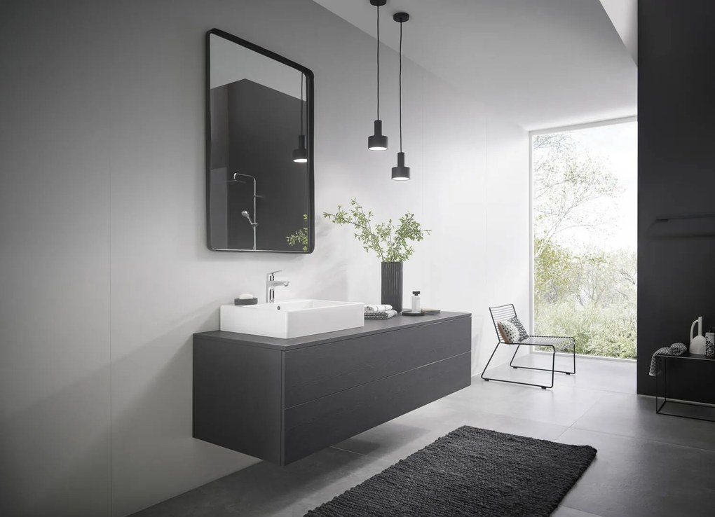 Hansgrohe Focus, páková umyvadlová baterie 100 CoolStart, bez odtokové soupravy, chromová, 31509000