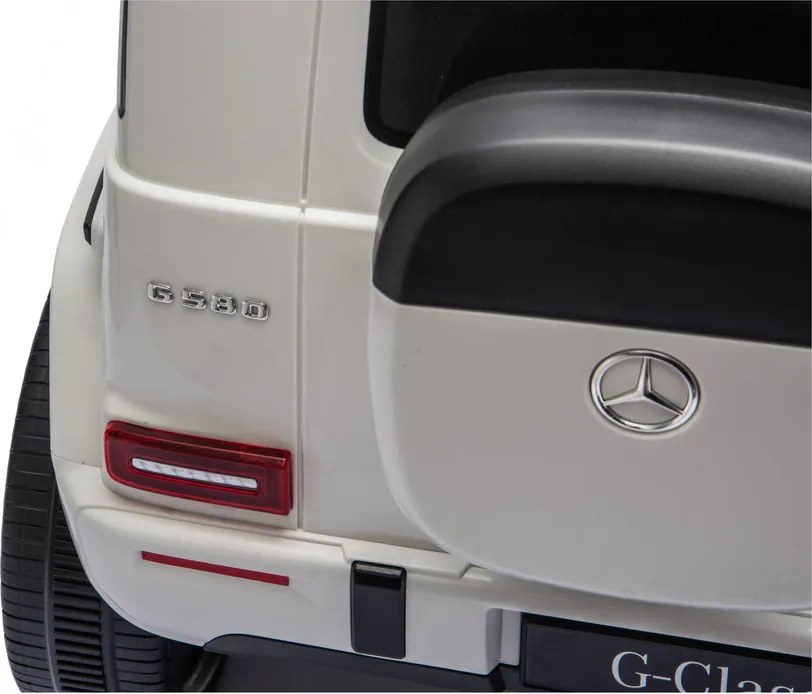 LEAN CARS Akumulátorové vozidlo Mercedes G 4x4 24 V 2580, bílé