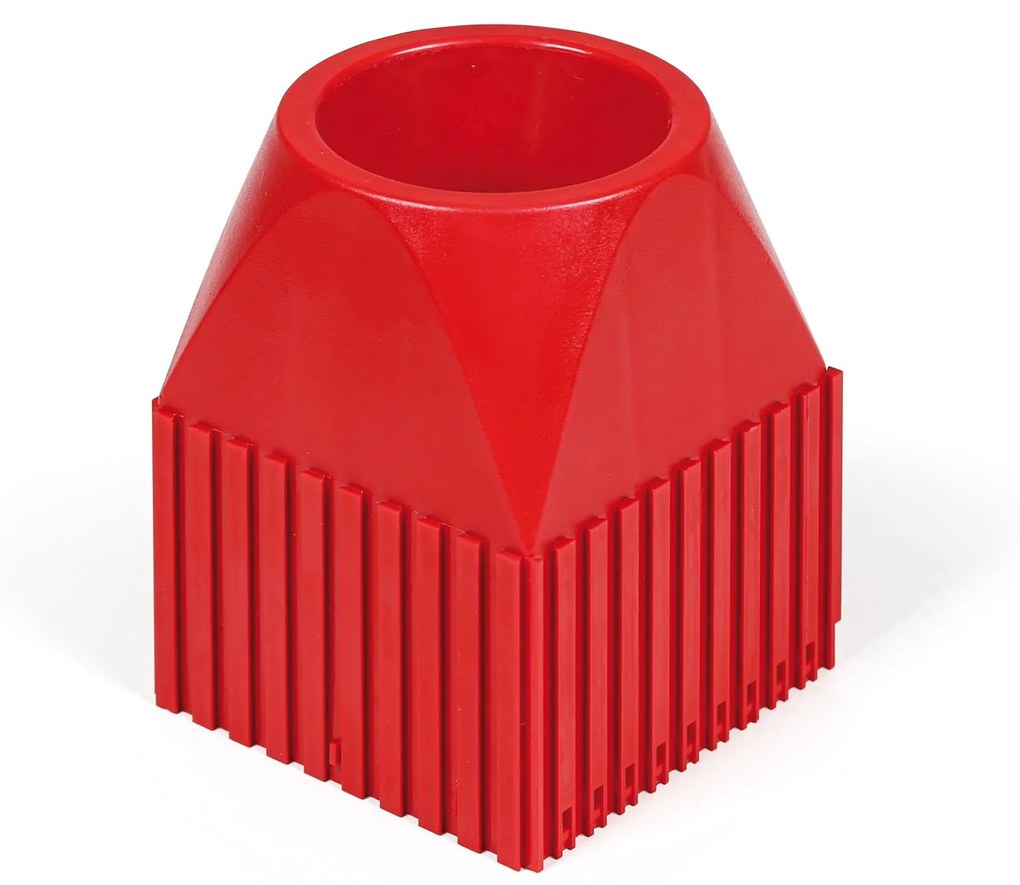 Plastový box pro nástroj s kuželovou stopkou ISO 50, modul 10x10, 1 dutina, červená