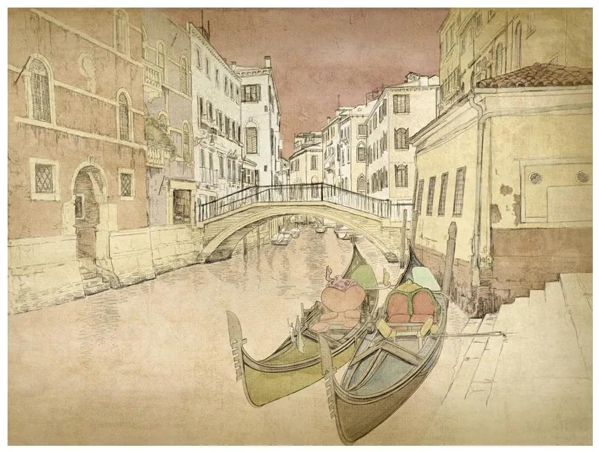 Fototapeta - Gondolas in Venice