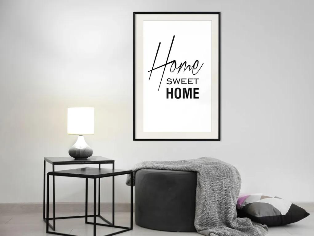 Plakát Černá a bílá: Sladký domov