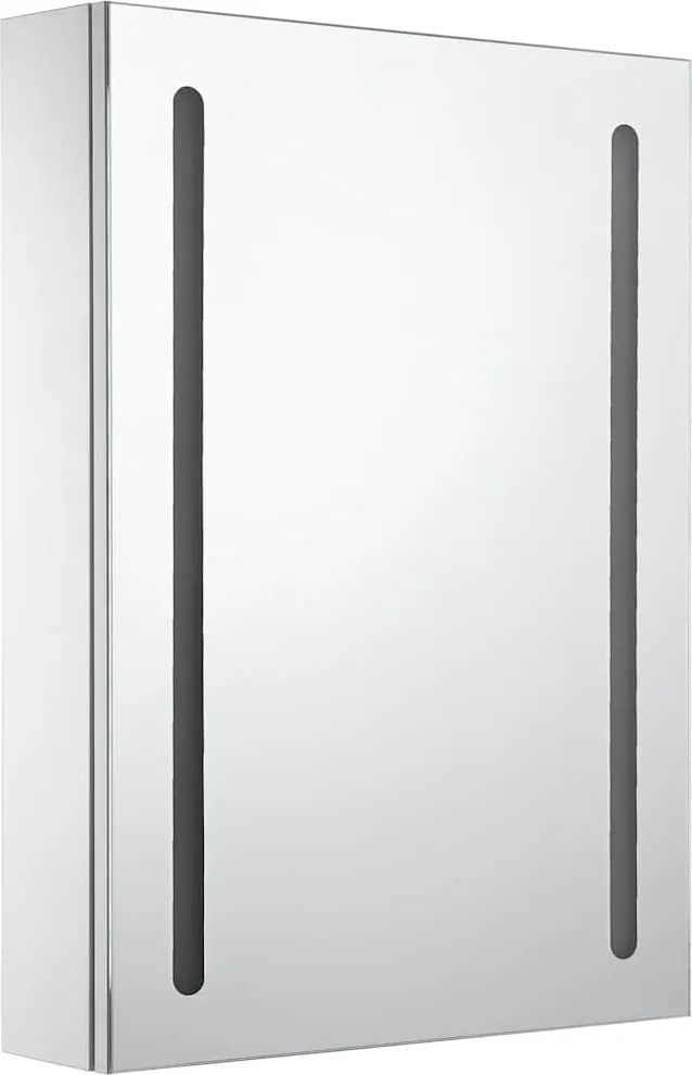 LED koupelnová skříňka se zrcadlem 50 x 13 x 70 cm 285117