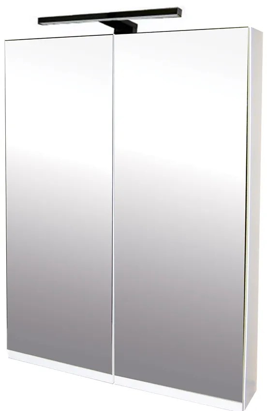 Comodo Zrcadlová skříňka Atica 60 ZS LED-B s osvětlením Any LED 30 B, černá