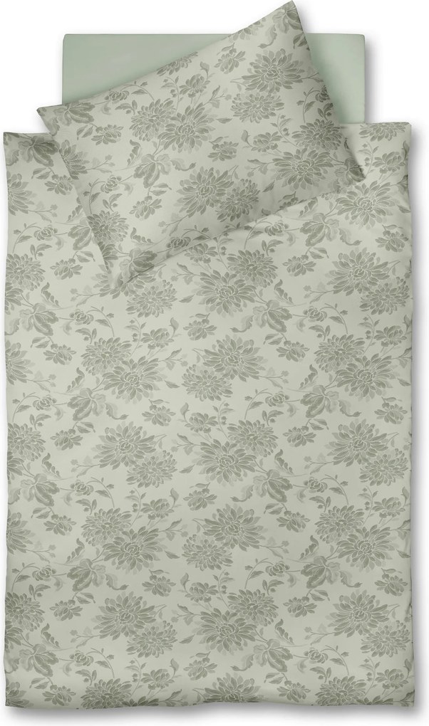 XXXLutz POVLEČENÍ, flanel, olivově zelená, 140/200 cm Fleuresse - Povlečení - 003273072901