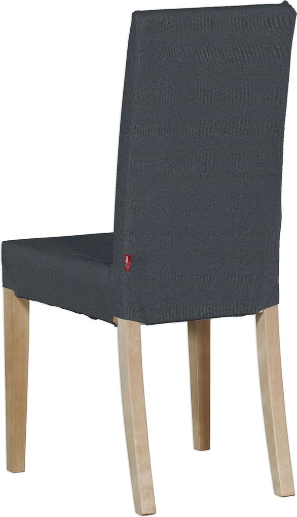 Potah na židli IKEA Harry, krátký barva modrá látka pletený vzor