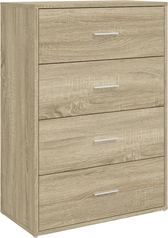Příborníky 2 ks dub sonoma 60 x 31 x 84 cm kompozitní dřevo 3276583