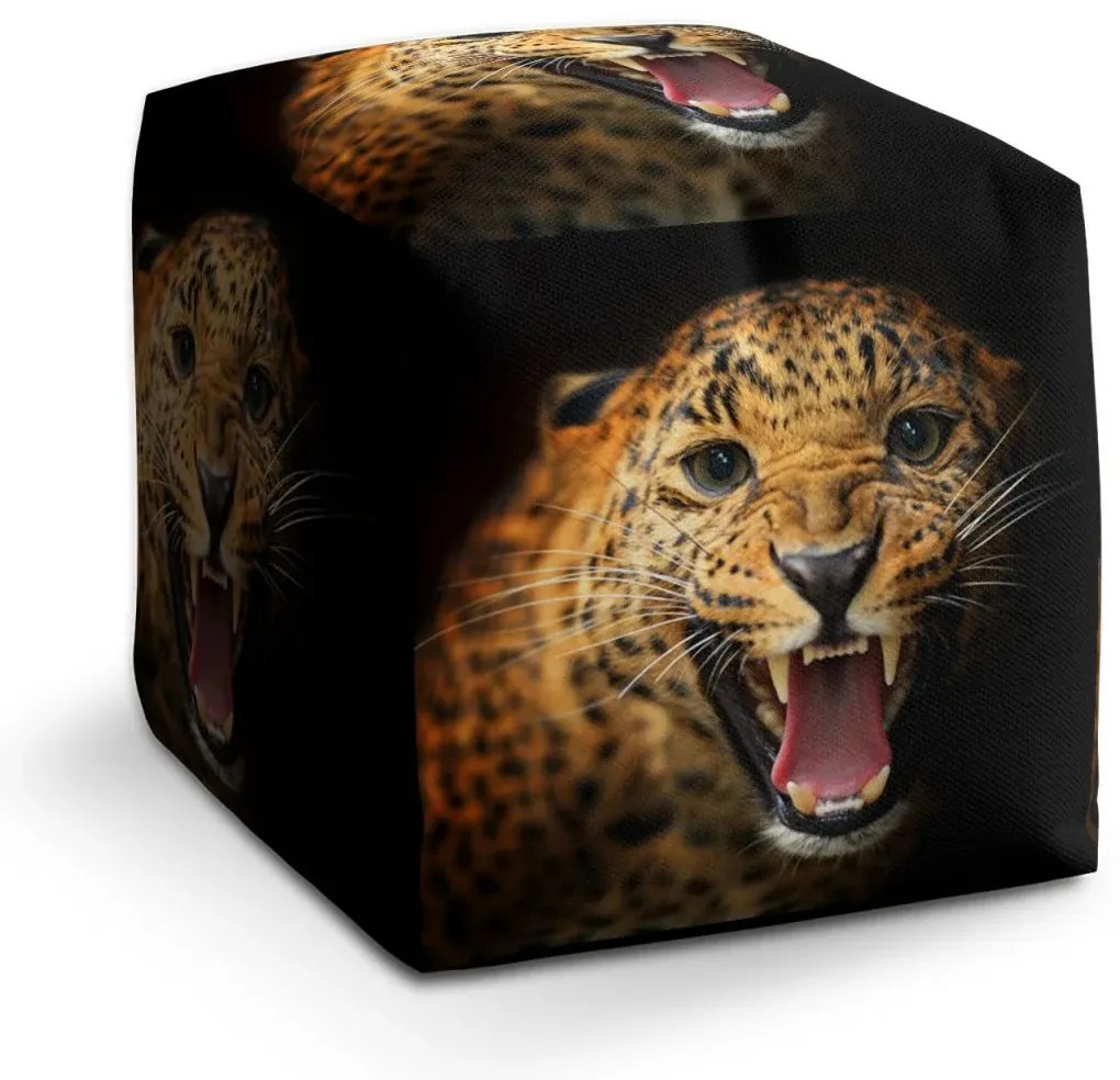 Sablio Taburet Cube Gepard 2: 40x40x40 cm