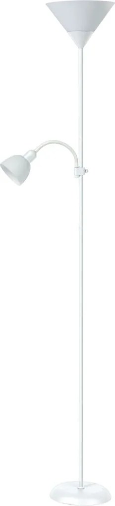 Rabalux Action stojací lampa 2x100 W bílá 4061