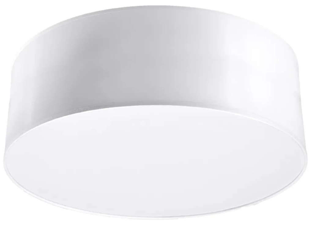 Stropní svítidlo Arena, 1x bílé plastové stínítko, (bílý plast), (fi 25 cm)
