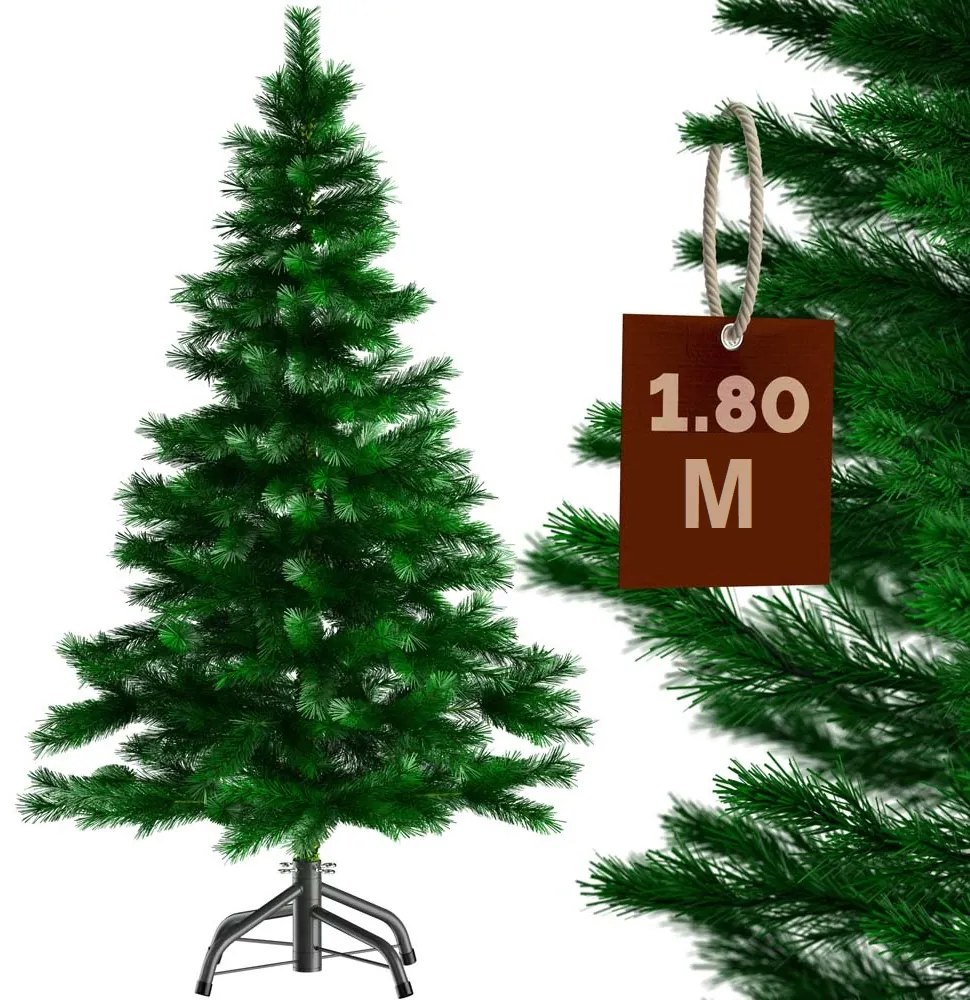 Umělý vánoční stromeček RUDOLPH, 180 cm, zelená Casaria