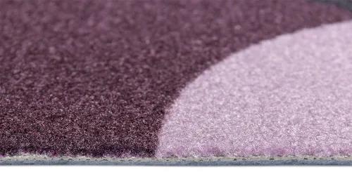 Koberce Breno Metrážový koberec EXPO NEW 19, šíře role 400 cm, Fialová, Vícebarevné