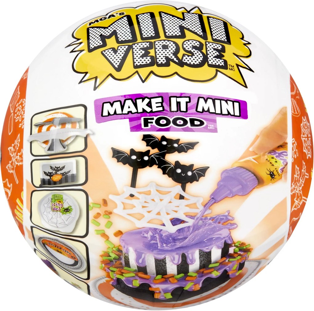 Mga mga's miniverse mini food občerstvení strašidelná série