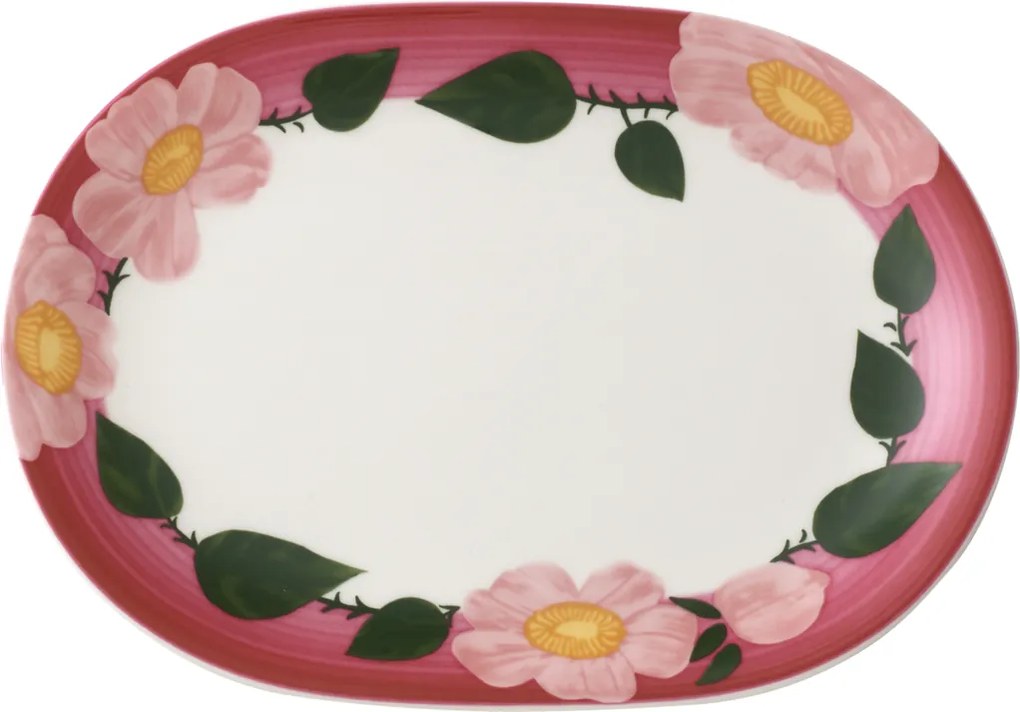 Villeroy&Boch Villeroy & Boch Rose Sauvage Framboise servírovací talíř 26x18,4cm