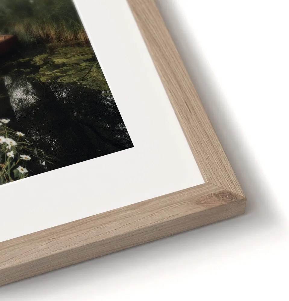 Tištěné obrazy v sadě 4 ks s rámem 30x30 cm Subtle Nature – Styler