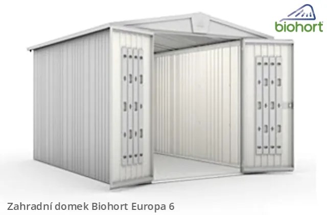 Biohort Zahradní domek EUROPA 6 Barva: tmavě zelená