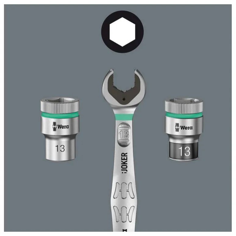 Wera 056491 Bity, hlavice a ráčna 1/4" Zyklop Tool-Check PLUS Imperial s držákem 889/4/1 K (Palcová sada 40 dílů)