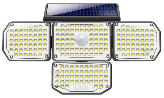 Immax 08499L - LED Solární nástěnné svítidlo se senzorem LED/5W/5,5V IP44