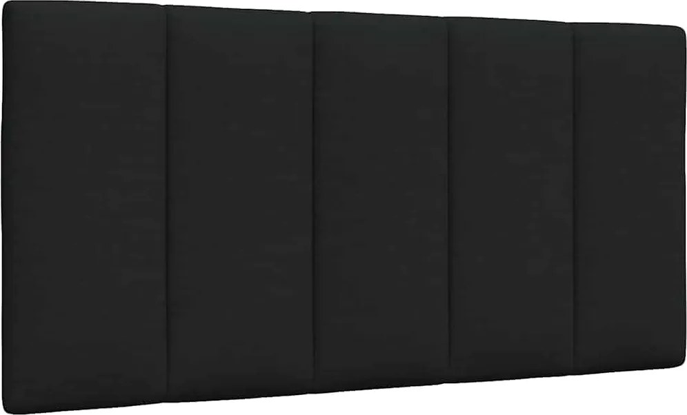 Rám postele bez matrace Hanko černý 100 x 200 cm textil 3310372