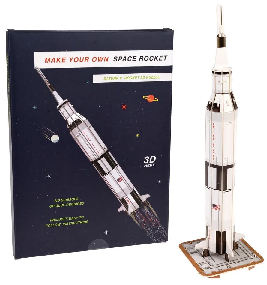 3D puzzle vesmírné rakety Rex London Space Rocket