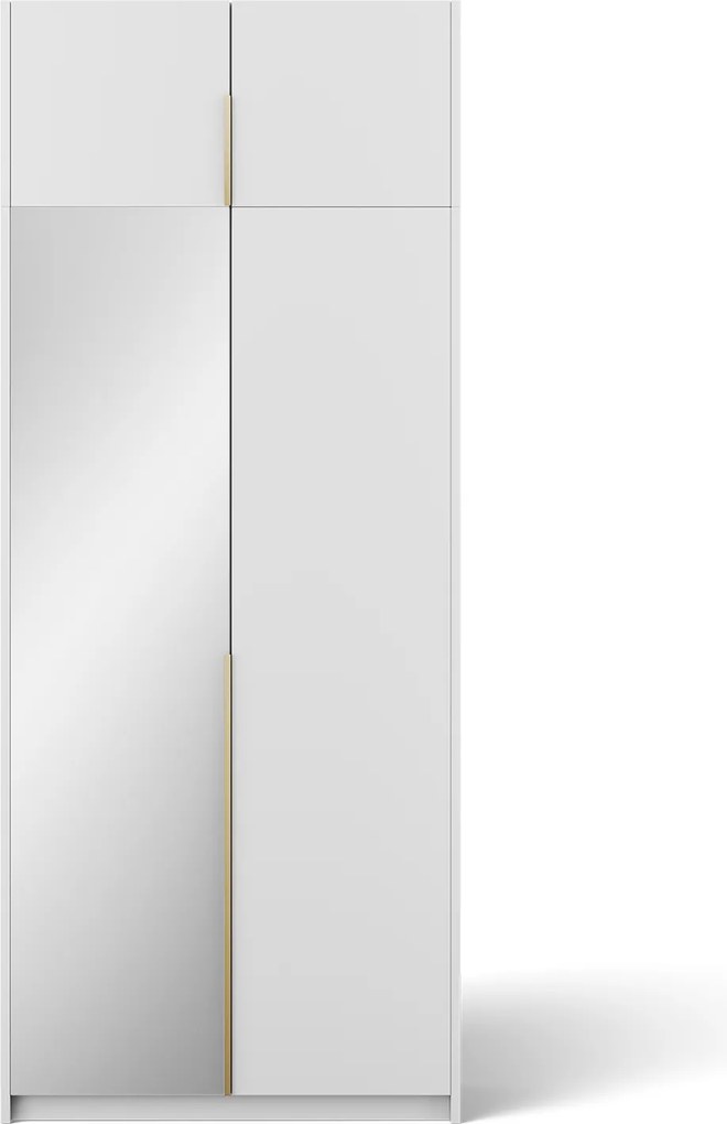 ADRK Furniture Alera II s nástavcem Skříň s otočnými dveřmi ADRK-W-ALER-100-WG
