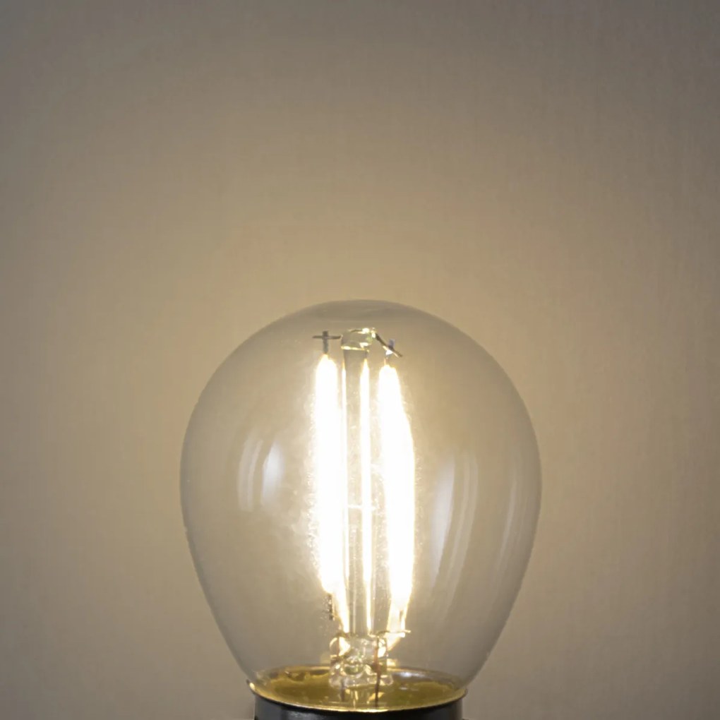 Sada 5 LED žárovek E27 P45 se senzorem soumraku 3W 250 lm 3000K