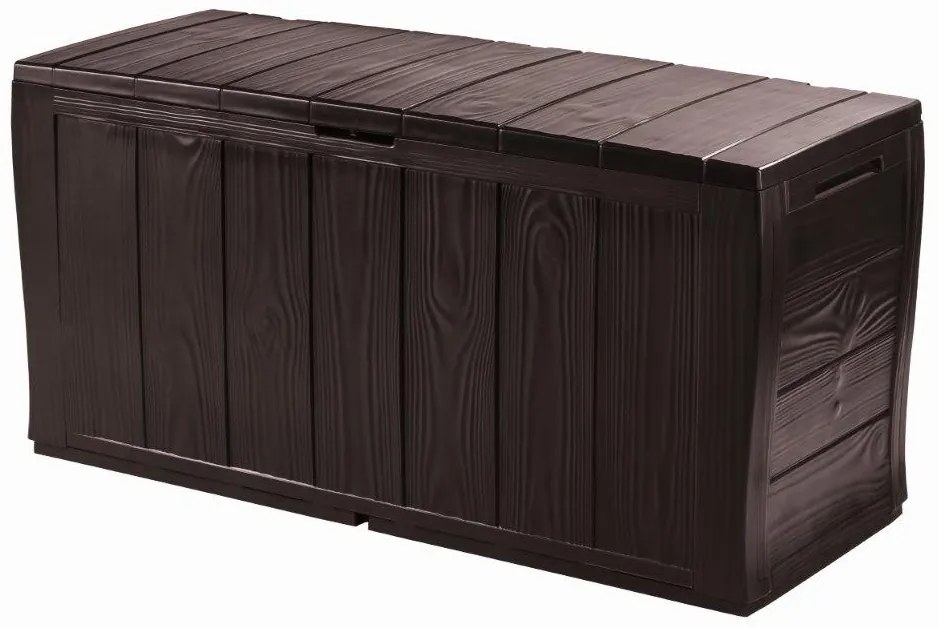 Úložný box SHERWOOD STORAGE Keter hnědý 117x45x58cm