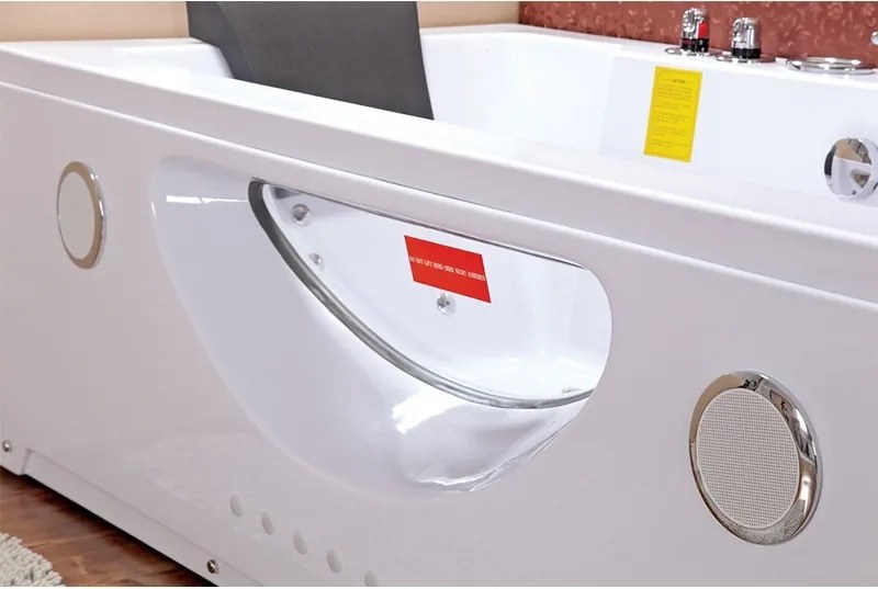 BPS-koupelny Hydromasážní vířivá vana Levante 659 180x90 s ohřevem vody