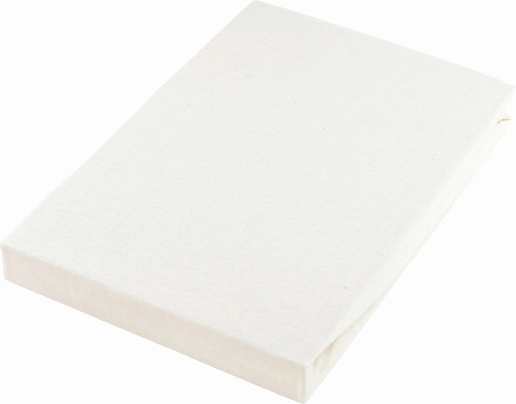 XXXLutz ELASTICKÉ PROSTĚRADLO, žerzej, krémová, 100/200 cm Esposa - Prostěradla - 007960002802