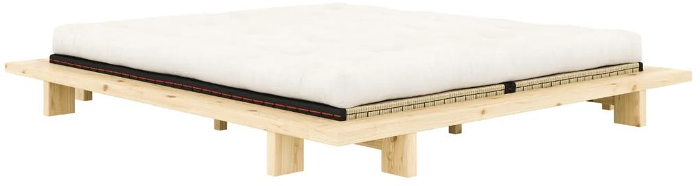 Dřevěná dvoulůžková postel Karup Design Japan 160 x 200 cm