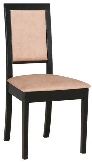Drewmix jídelní židle ROMA 13 dřevo: černá, látka: látka