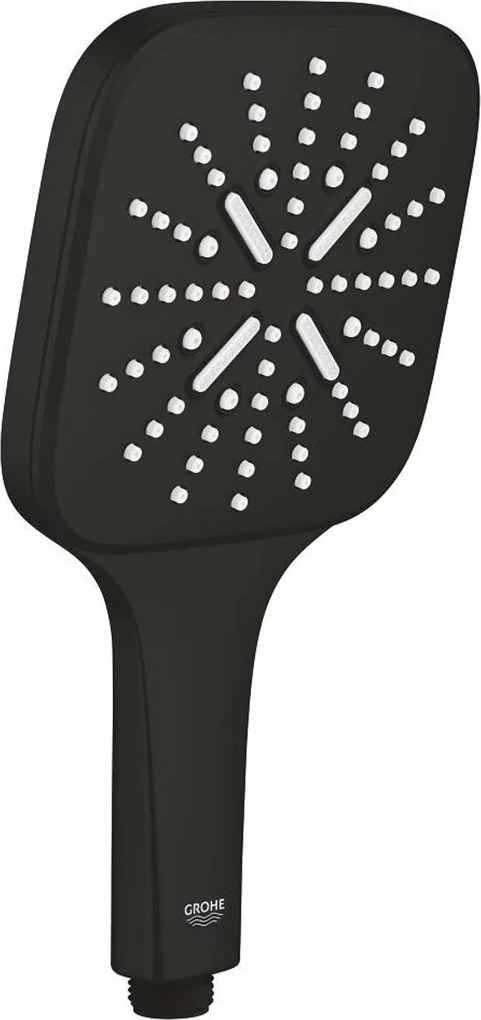 Grohe Rainshower SmartActive Cube - Sprchová hlavice, 3 proudy, matná černá 265822430