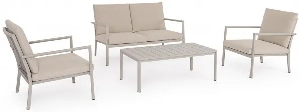 BIZZOTTO Zahradní set pohovky, křesel a konferenčního stolku KONNOR béžový