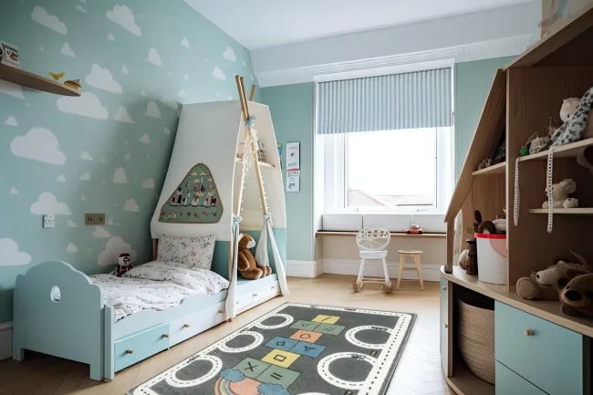 Dětský koberec Lima C260C šedý/krémový