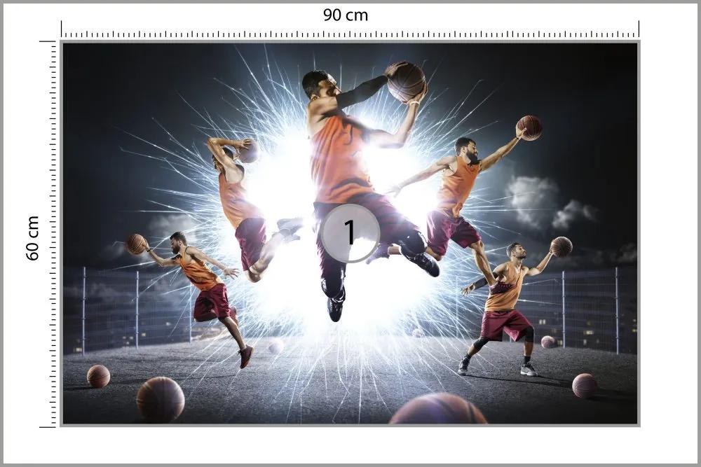 Fototapeta Pouliční Basketbal Omyvatelný vlies 104x70.5