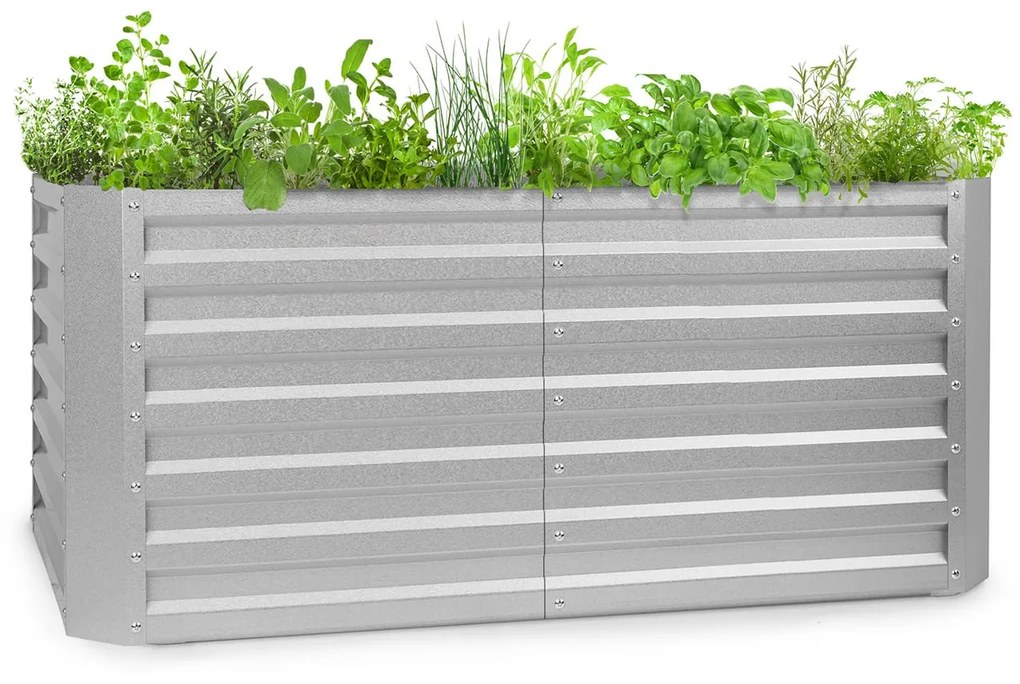 Blum High Grow Straight, vyvýšený záhon, 120 x 60 x 60 cm, 432 l, ocel