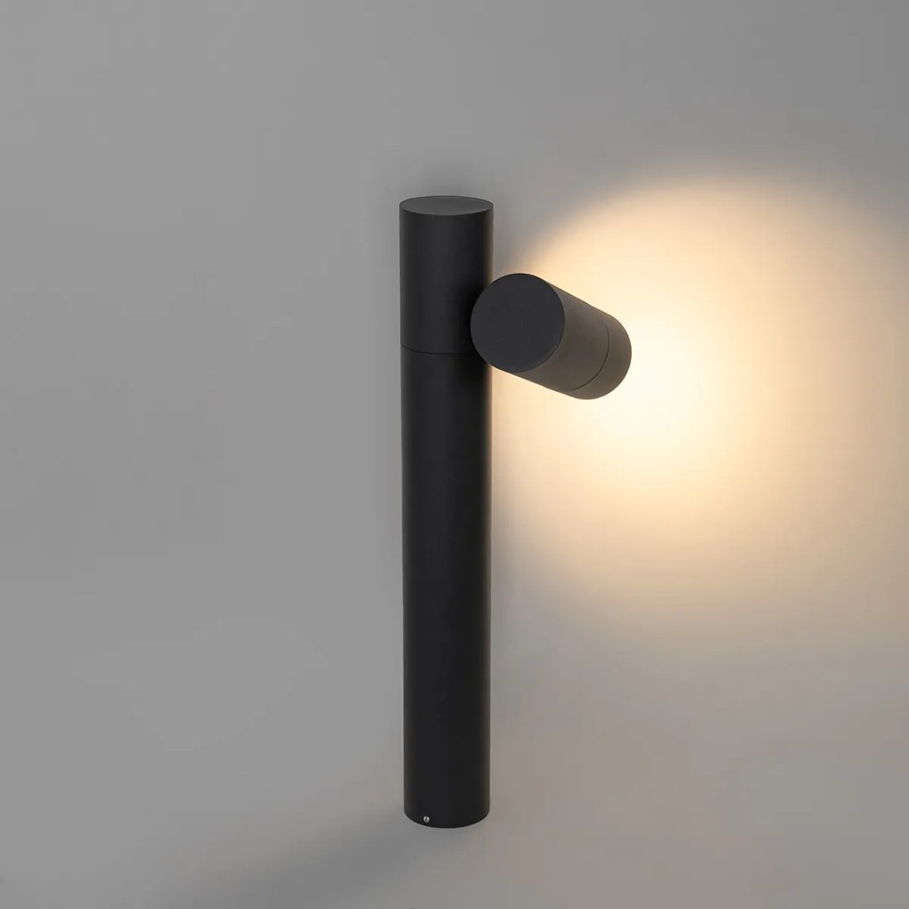 Stojací venkovní lampa černá 50 cm nastavitelná - Duo