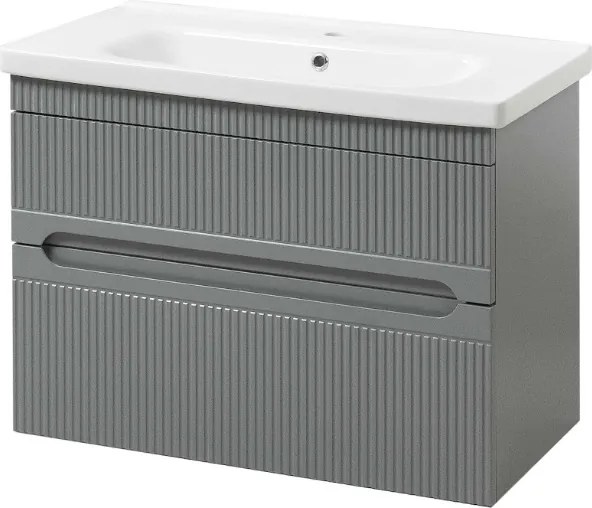 Lavedo Aria Air Grey 65 koupelnová skříňka s umyvadlem