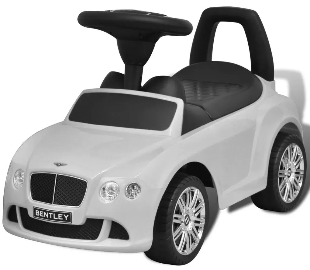 80091 vidaXL Bentley dětské auto / odrážedlo bílé