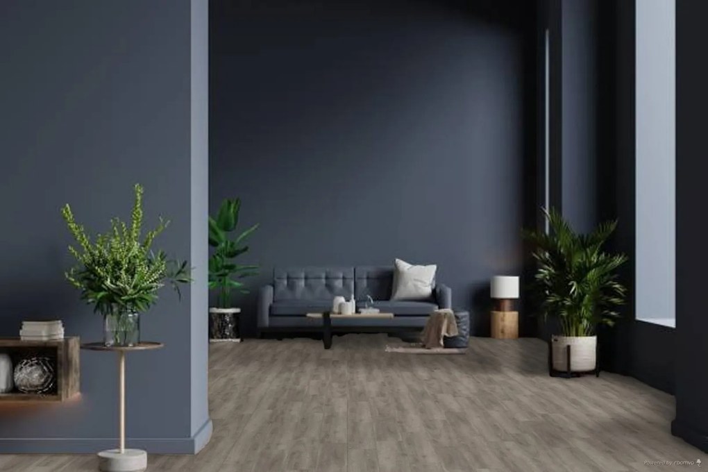 Vinylová podlaha lepená iD Inspiration 30 Antik Oak Dark Grey, 1200 x 200 mm, Tarkett