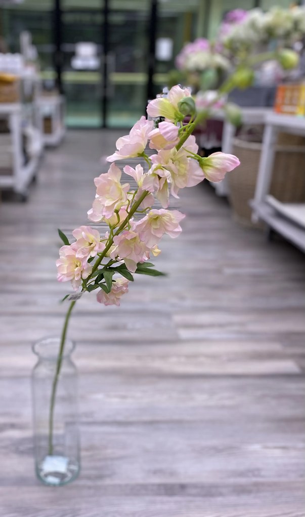Umělá květina Emerald Ostrožka sv. růžová 90 cm